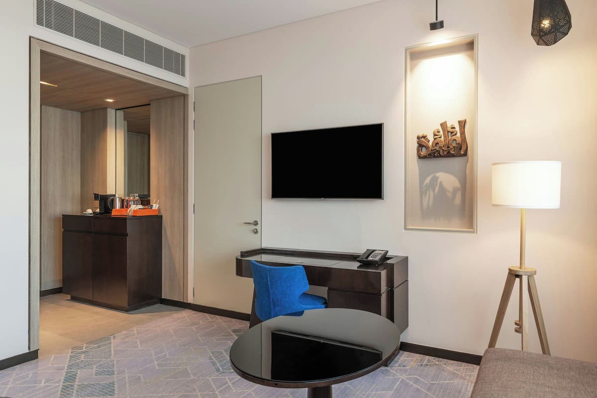 Suíte júnior, 1 quarto | 1 quarto, roupas de cama antialérgicas, edredons de pluma