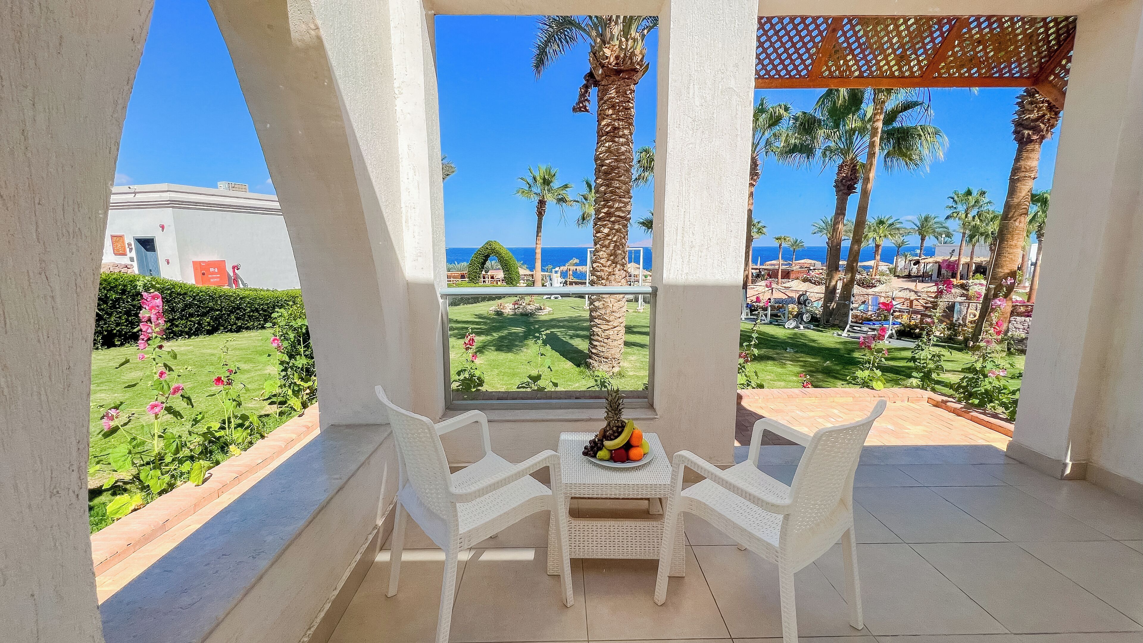 Quarto casal ou duplo superior, vista para o mar | Vista do quarto