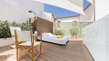 Quarto Duplo Deluxe, terraço | Terraço/pátio interior