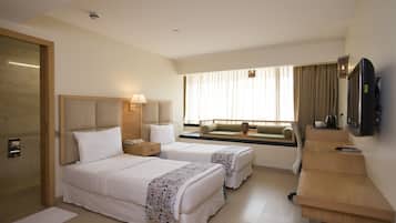 1 quarto, roupas de cama premium, cofres nos quartos, escrivaninha