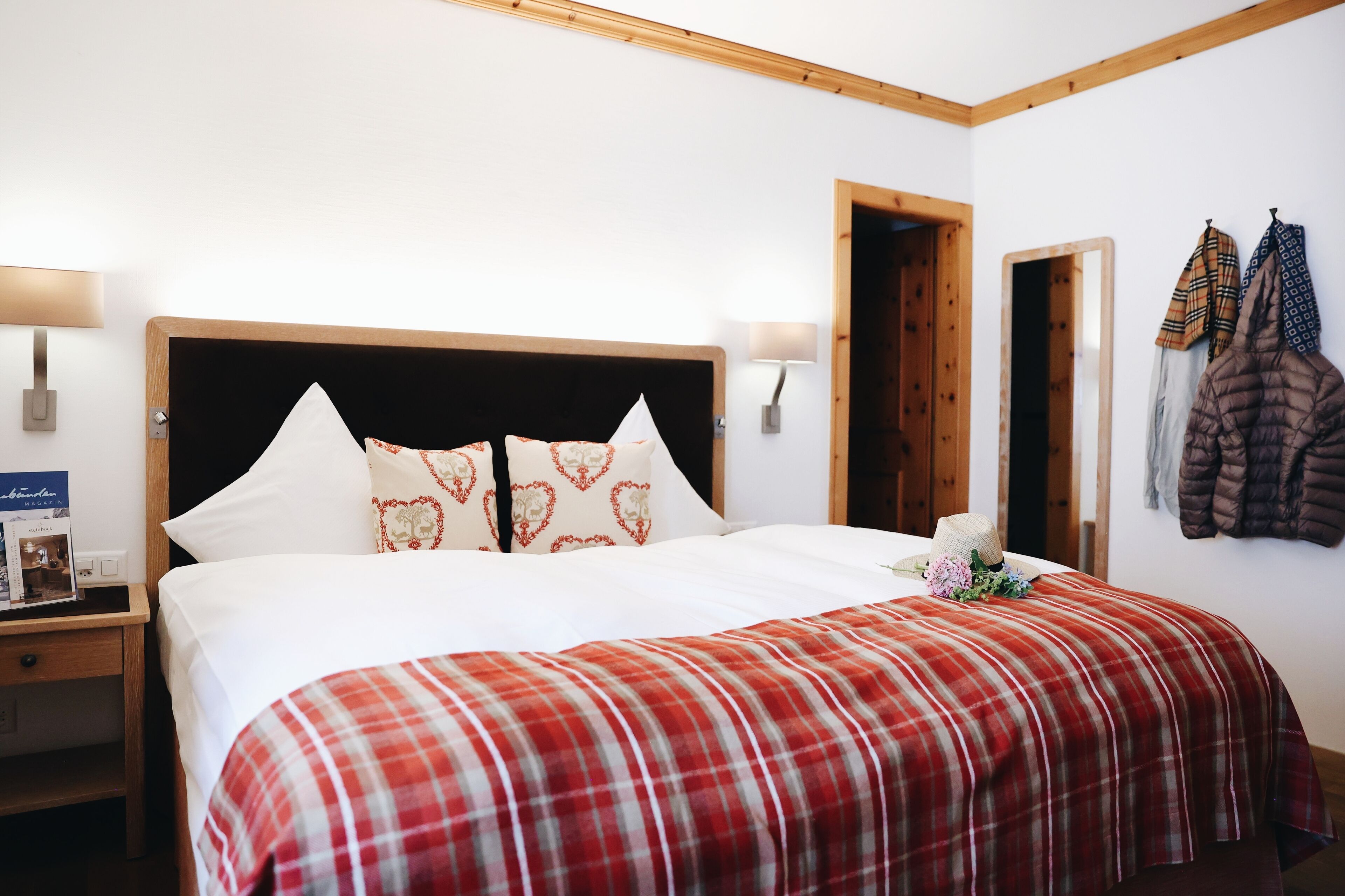 Quarto Duplo Standard (Parkett) | Roupa hipoalergénica, minibar, cofre no quarto 