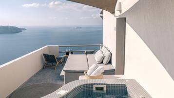 Quarto de Luxo, varanda (Jacuzzi) | Terraço/pátio interior
