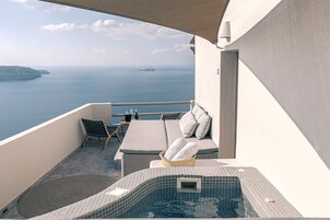 Quarto de Luxo, varanda (Jacuzzi) | Terraço/pátio interior