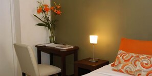 Cofres nos quartos, individualmente decorados