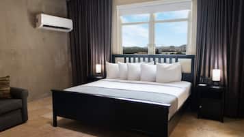 The Signature Suite | 1 quarto, roupa de alta qualidade, camas de colchão viscoelástico