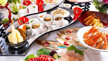 Pequenos-almoços e jantares servidos