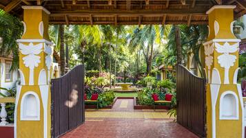 Entrada do alojamento