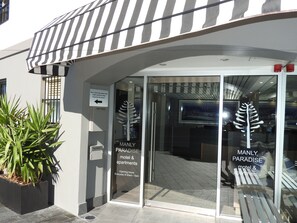 Entrada do alojamento