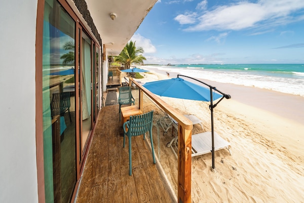 Quarto casal ou duplo, sacada, vista para o mar | Terraço/pátio