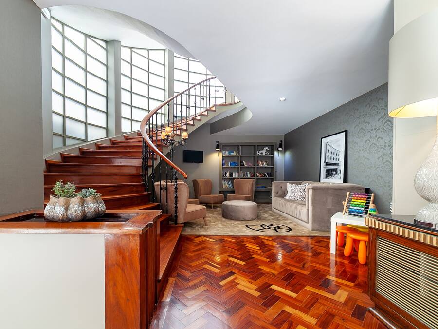 Sala de estar do lobby