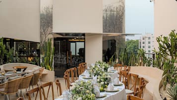 Terraço no piso superior