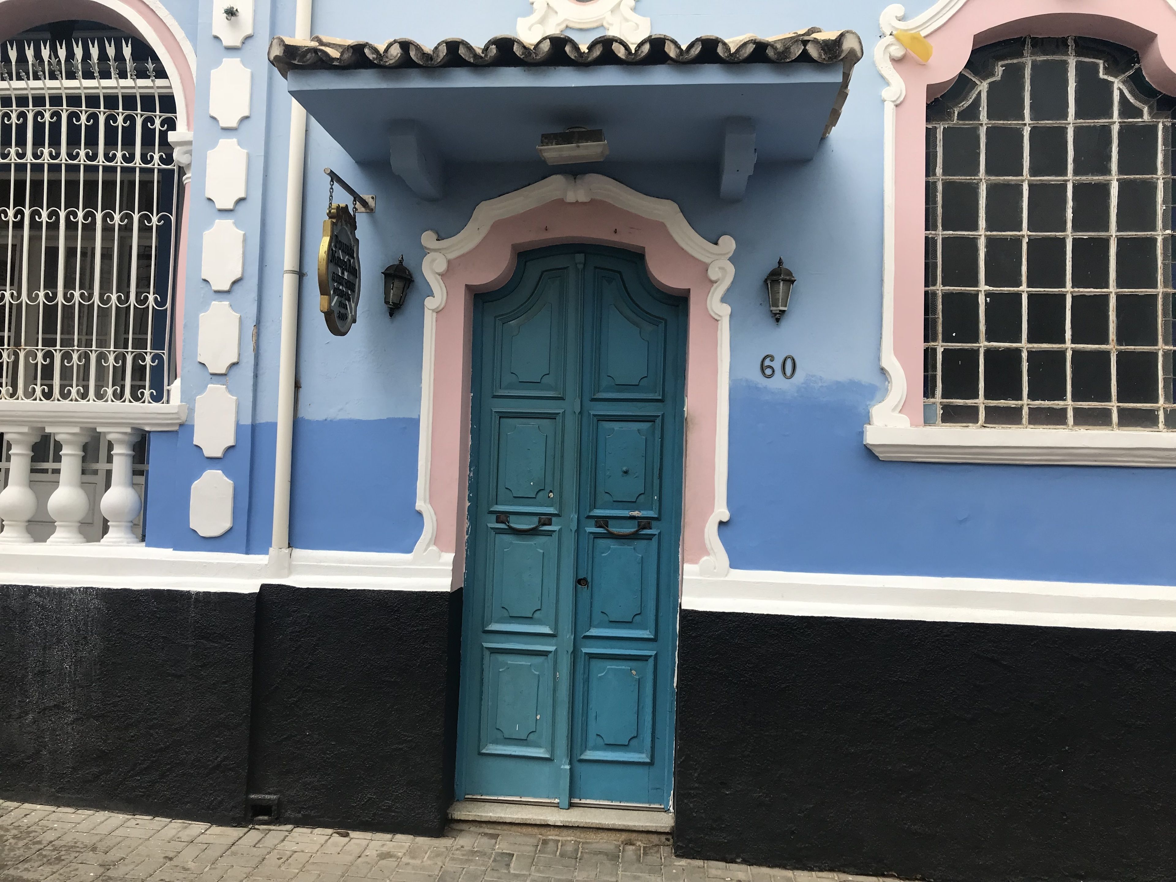 Entrada do alojamento