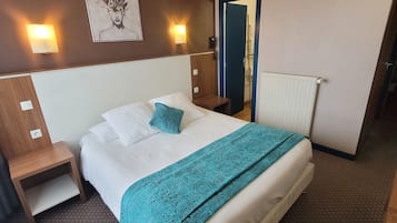 Quarto Duplo Comfort | Roupa de alta qualidade, camas de colchão Select Comfort, secretária