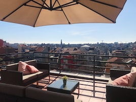 Terraço no piso superior
