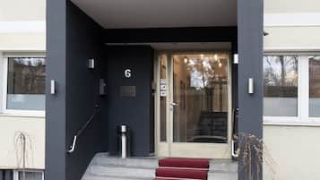 Entrada do alojamento