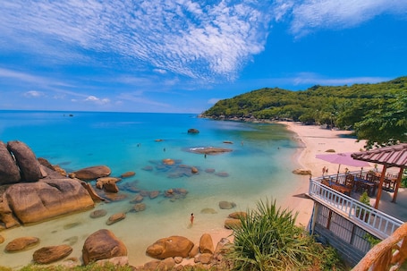 Vista do alojamento. Crystal Bay Beach Resort