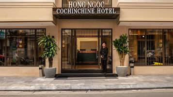 Entrada do alojamento