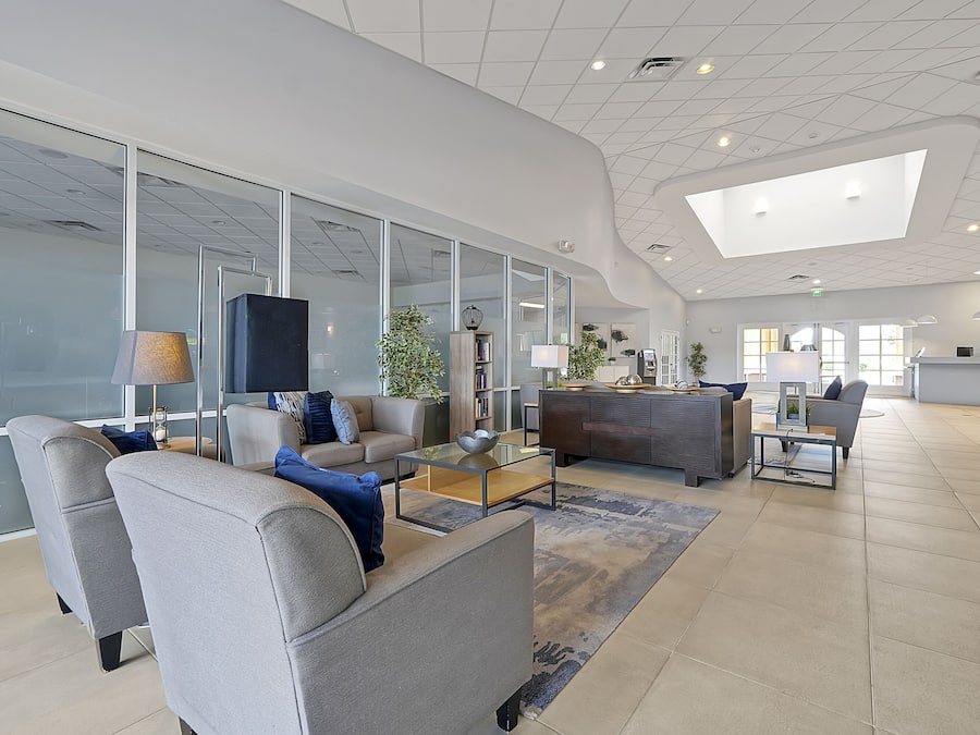 Sala de estar do lobby