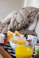 Café da manhã continental todos os dias mediante uma taxa