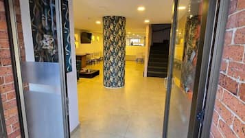 Entrada do alojamento