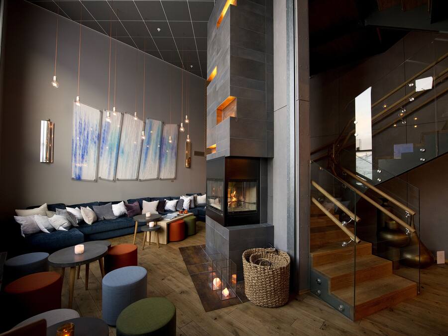 Sala de estar do lobby