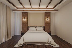 Quarto Individual, 1 cama king-size | Cofre no quarto, Wi-fi grátis, roupa de cama fornecida 