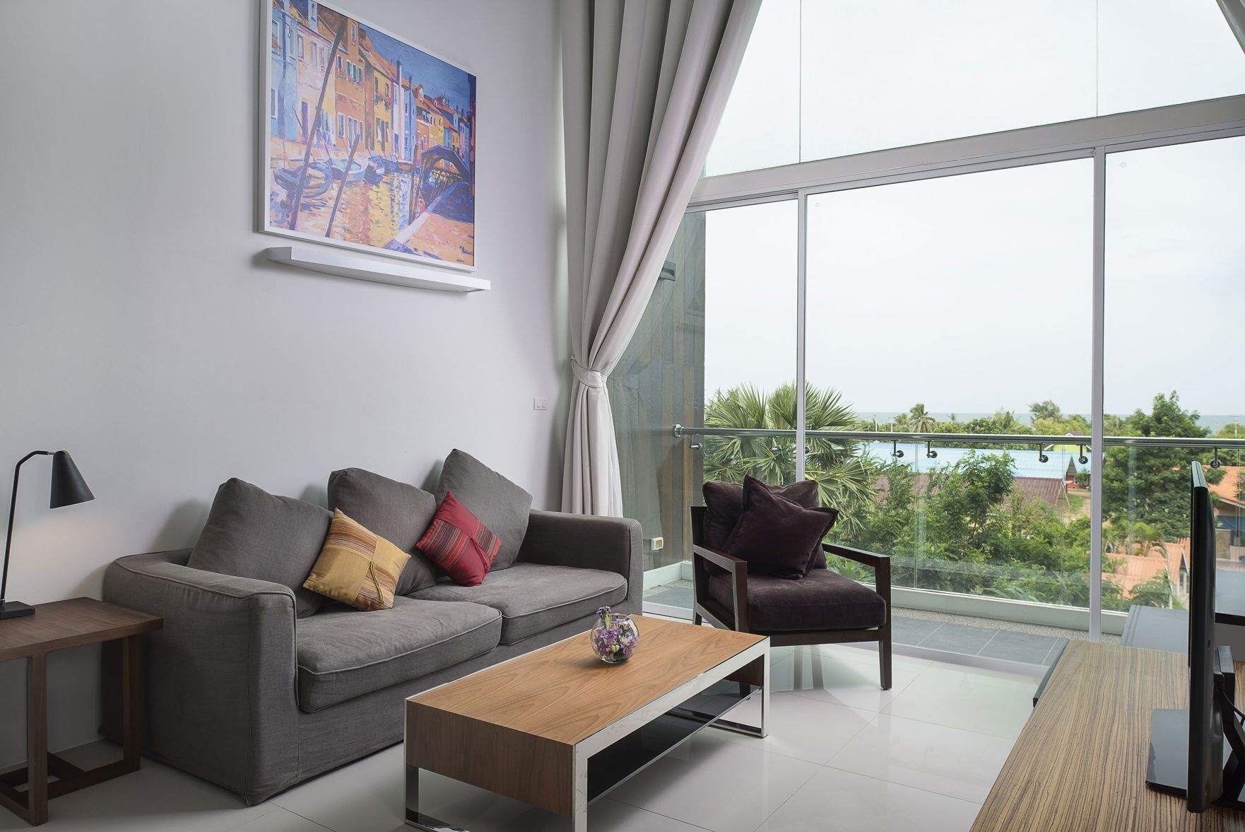 Área de estar | TV de tela plana