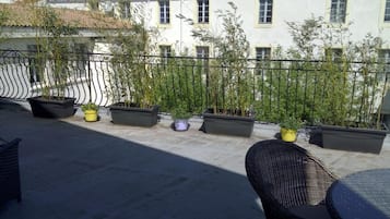 Quarto Duplo Superior, terraço | Terraço/pátio interior