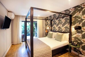 Suite Júnior, varanda (Kitchenette) | 1 quarto, com decoração personalizada, com mobília individualizada 
