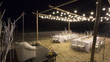 Área externa para casamento