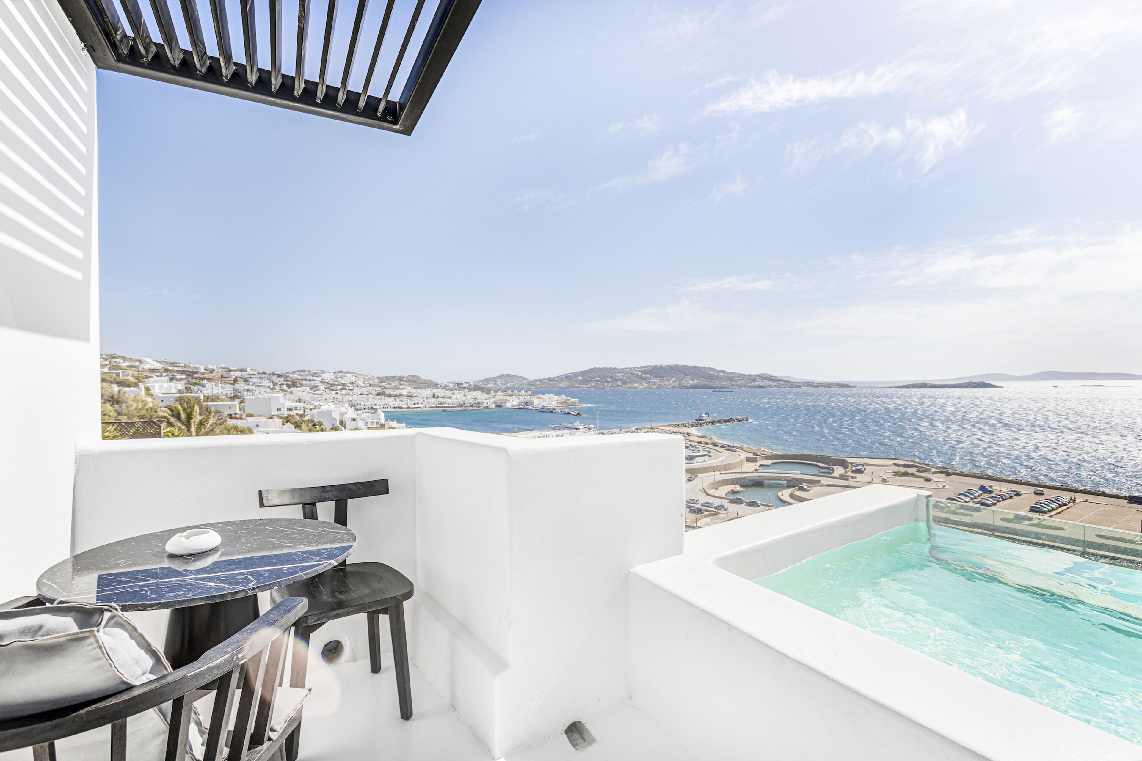 Suite Lua de Mel, piscina privativa | Vista da varanda