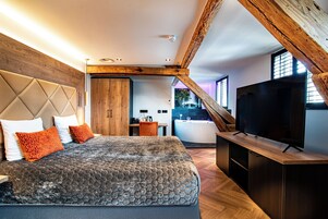 Quarto Superior, 1 quarto, banheira de hidromassagem grande | Receção