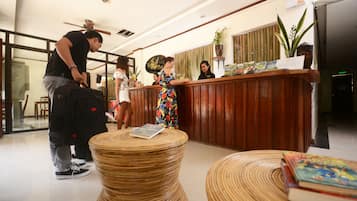 Quiosque de check-in/check-out