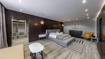 Suite Executiva, 1 cama king-size, não fumadores | 1 quarto, roupa de alta qualidade, minibar, cofre no quarto