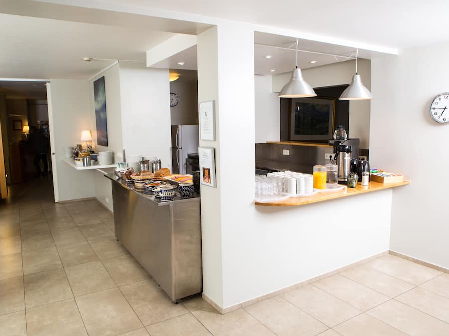 Café da manhã continental todos os dias (ISK 2500 por pessoa)