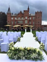 Espaço exterior para banquetes