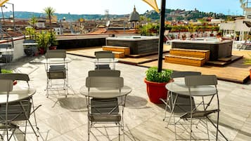 Terraço no piso superior