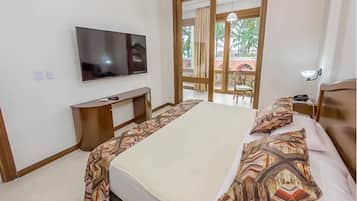 Suíte luxo, 1 cama King | 1 quarto, frigobar, cofres nos quartos, individualmente mobiliados