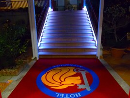 Entrada do alojamento