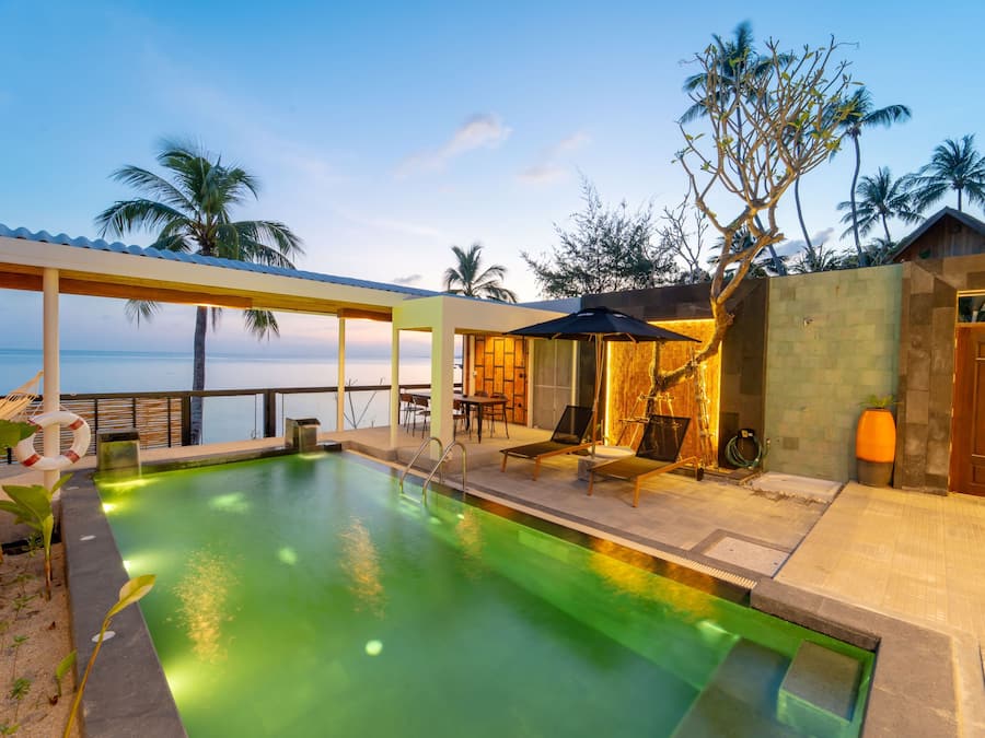 Two Bedroom Beachfront Pool Villa | Piscina privativa