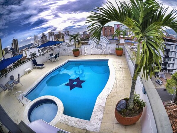 Piscina na cobertura