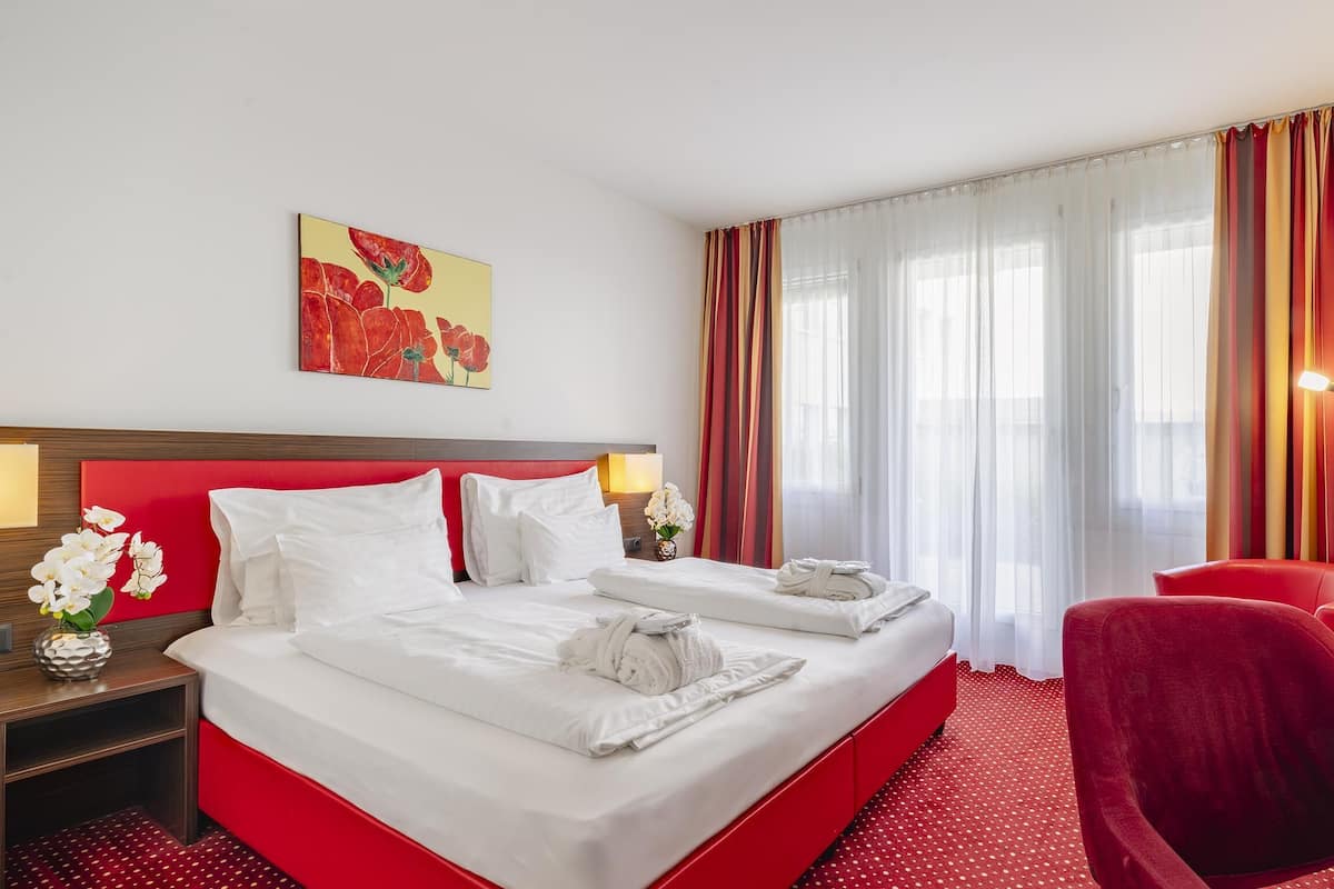 Quarto Standard, 2 camas individuais | 1 quarto, roupa de alta qualidade, minibar