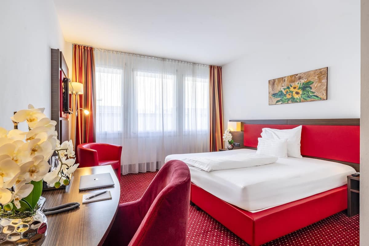 Quarto Comfort, 1 cama individual, vista para o pátio | 1 quarto, roupa de alta qualidade, minibar