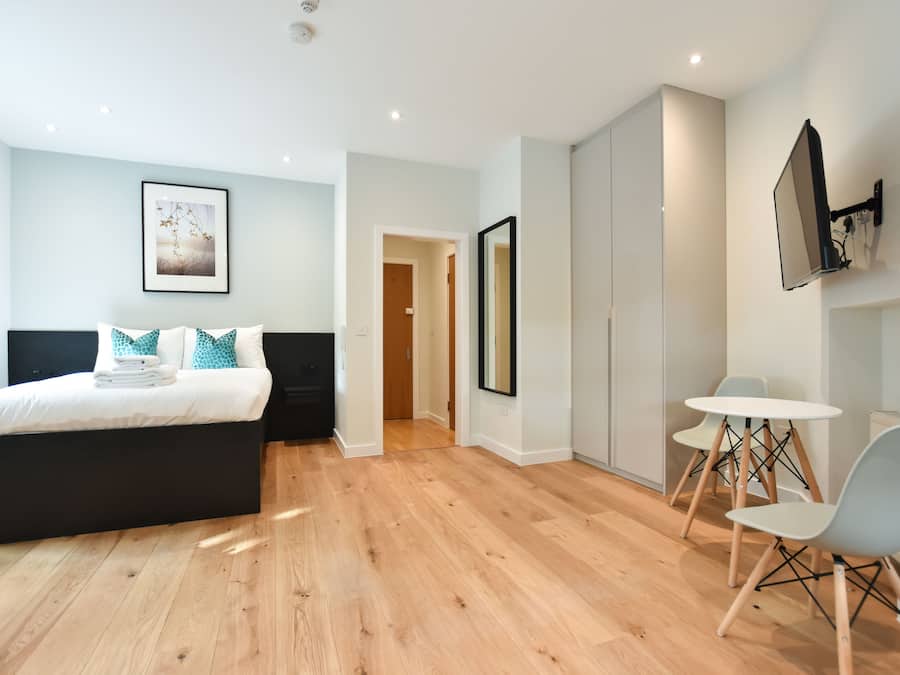 Premium Deluxe Studio Apartment | Roupa hipoalergénica, ferro/tábua de engomar, Wi-fi grátis