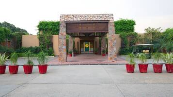 Entrada do alojamento