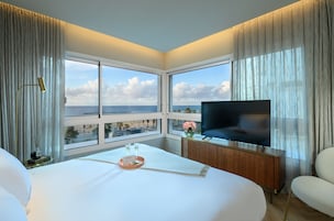 Superior Room with Sea View | Roupas de cama de algodão egípcio, roupas de cama premium