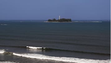 Na praia