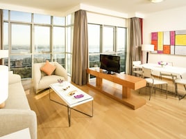 Apartamento, 1 quarto | Secretária, cortinas/cortinados opacos, Wi-fi grátis 