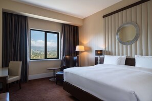 Suite Presidencial (Lounge Access) | Roupa de alta qualidade, camas de colchão pillowtop, minibar 