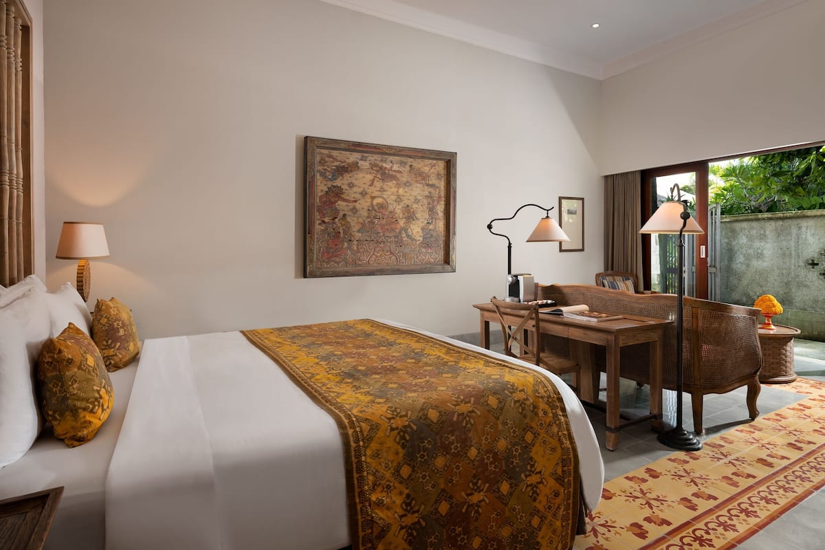Suite-Estúdio, acesso à piscina | 1 quarto, roupa de alta qualidade, minibar